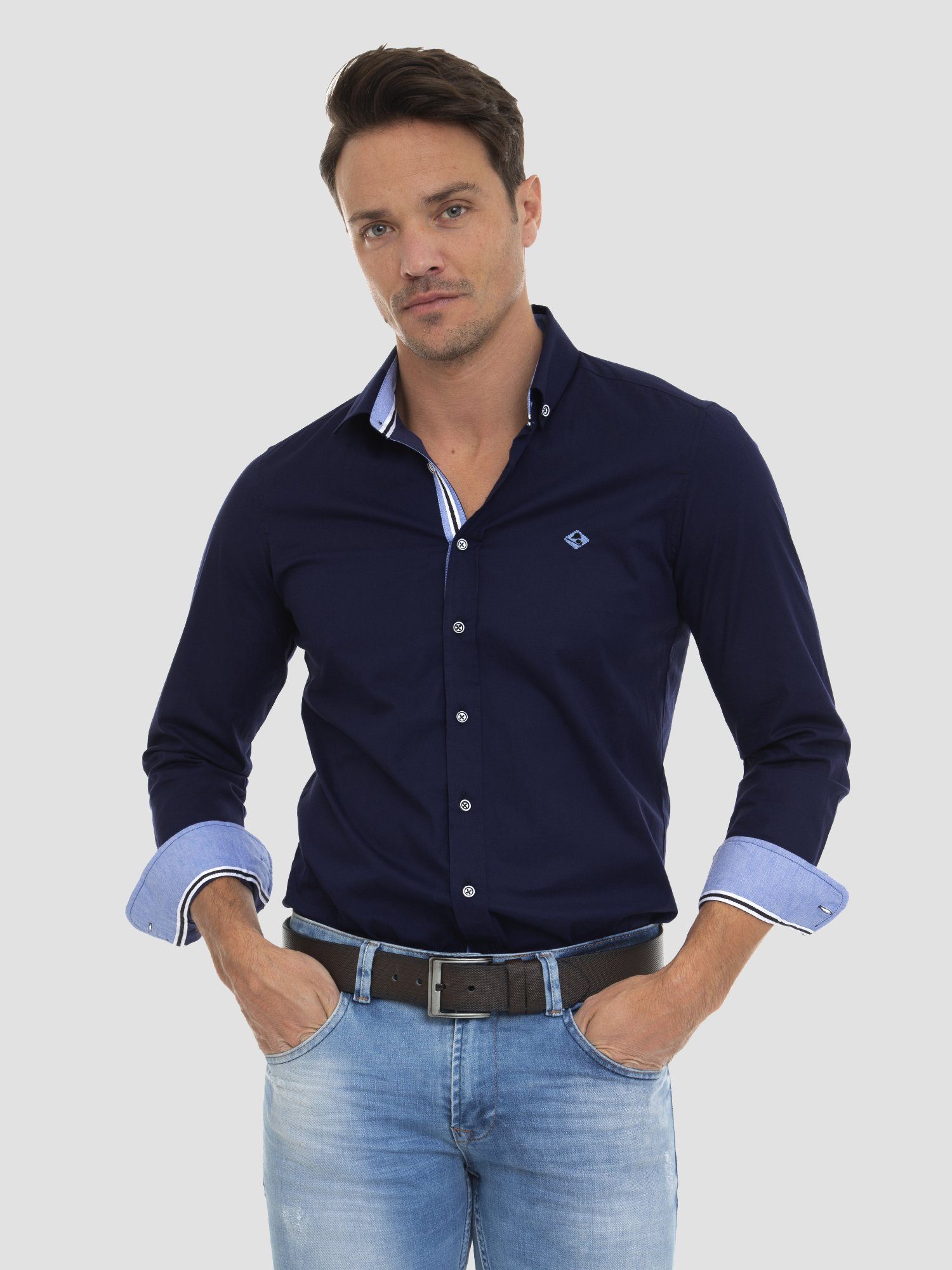 Sir Raymond Tailor Langarmhemd MONTERREY (1-tlg)