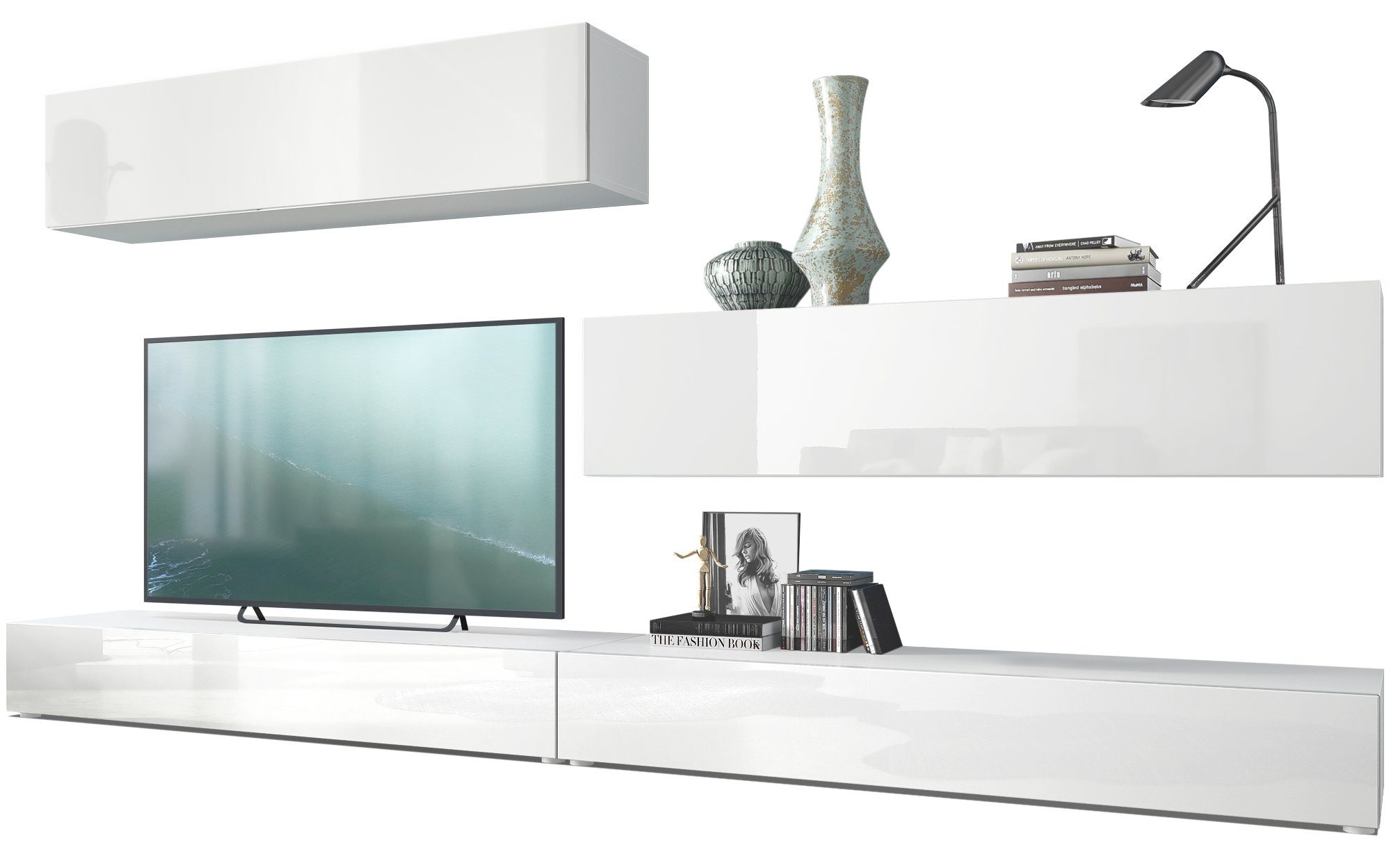 Moderne weiße Wohnwände online kaufen | OTTO