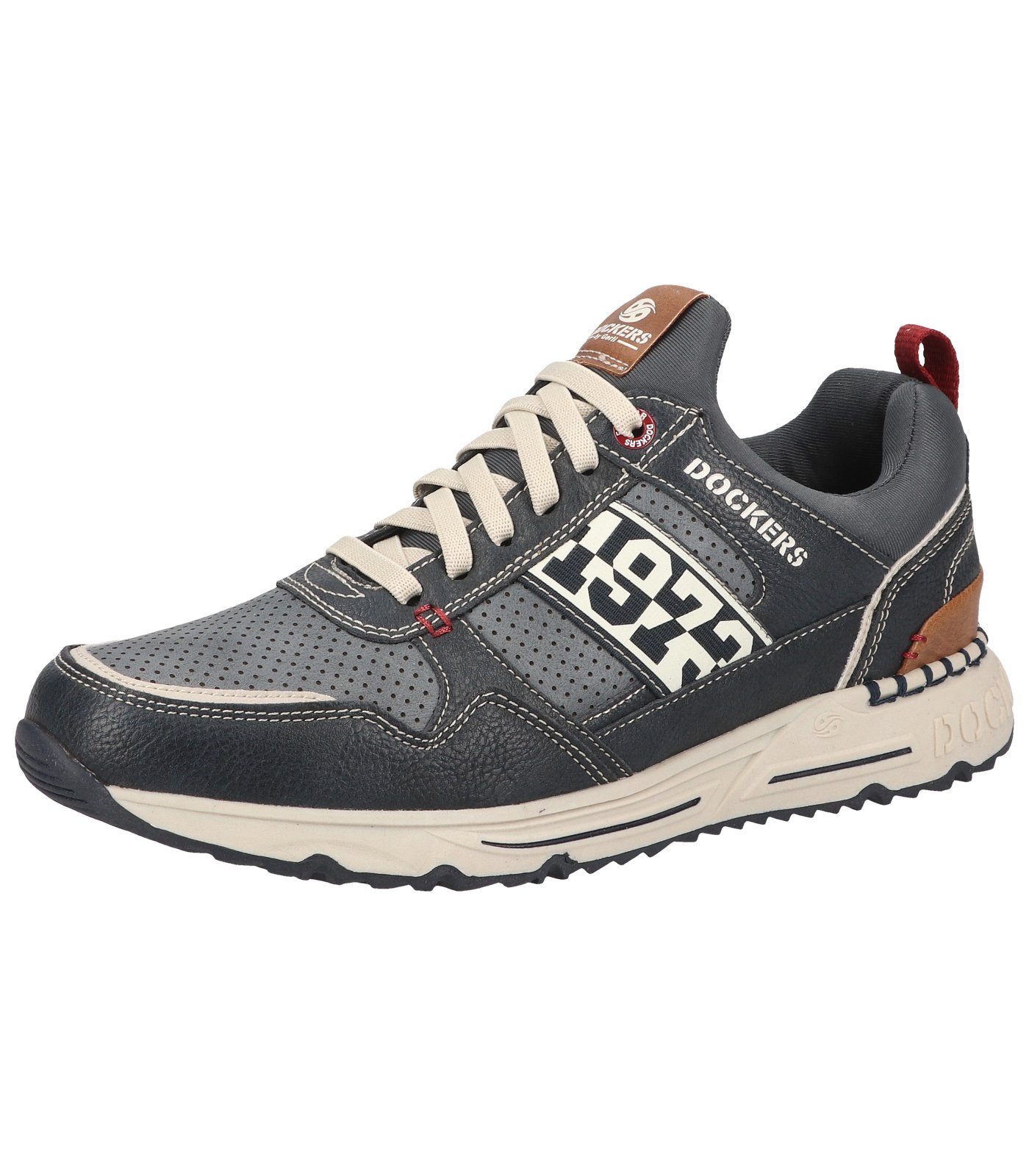 Dockers by Gerli Sneaker Lederimitat Sneaker, Absatzform: flach