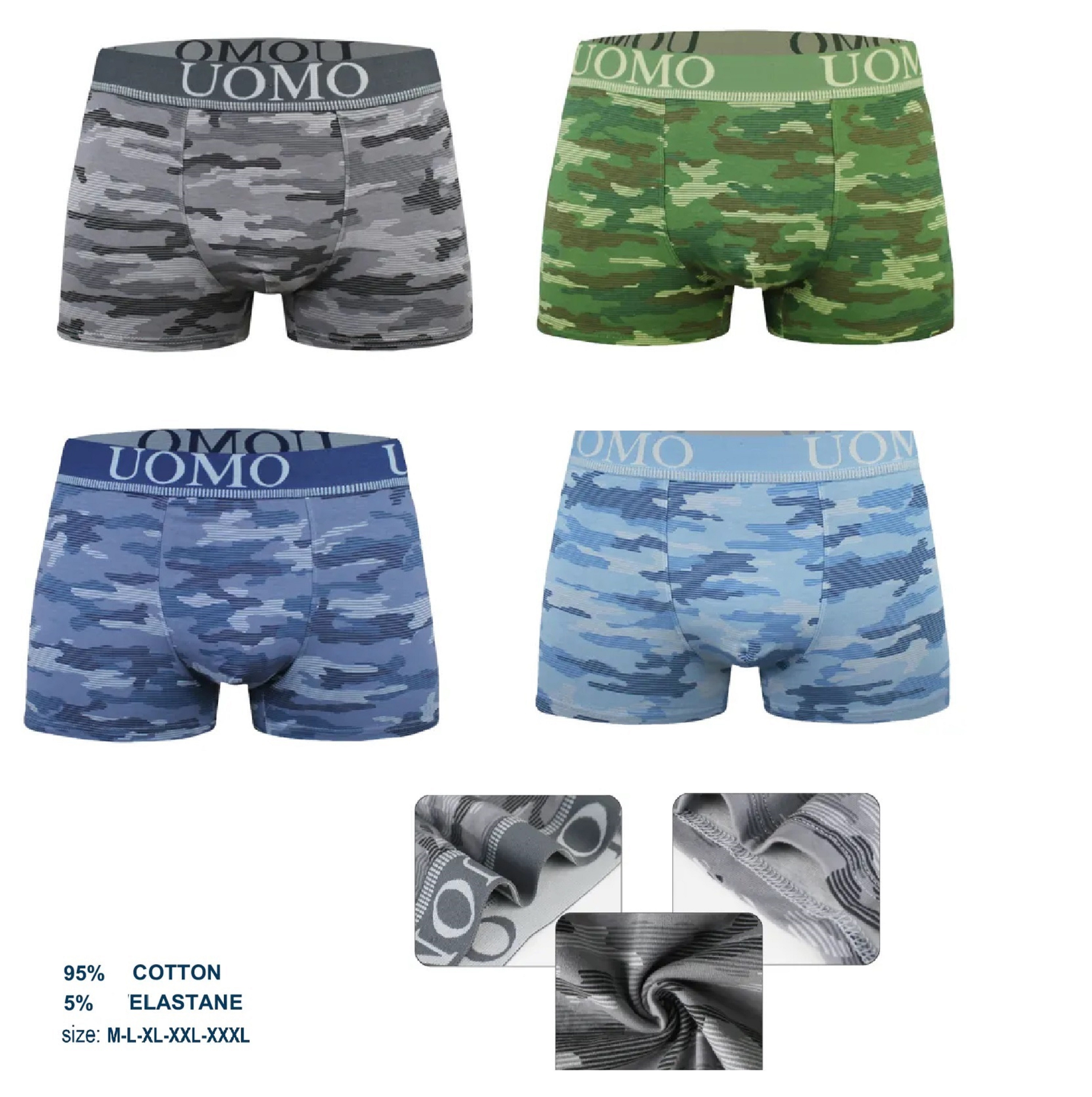 Ddonlineshop Boxershorts Herren Unterhose Slips Spar Set 6 St 6er
