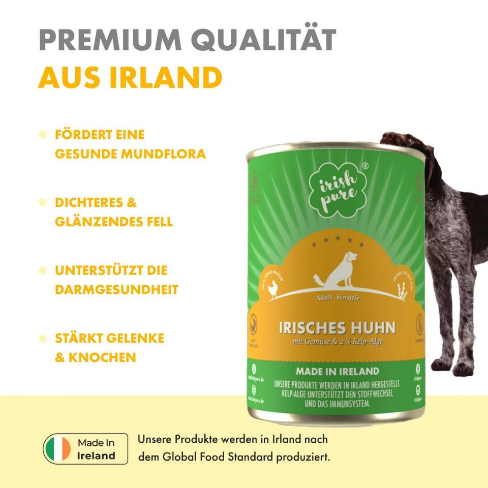 Irish Pure Irish Pure Nassfutter - getreidefreies, gut verdauliches ...