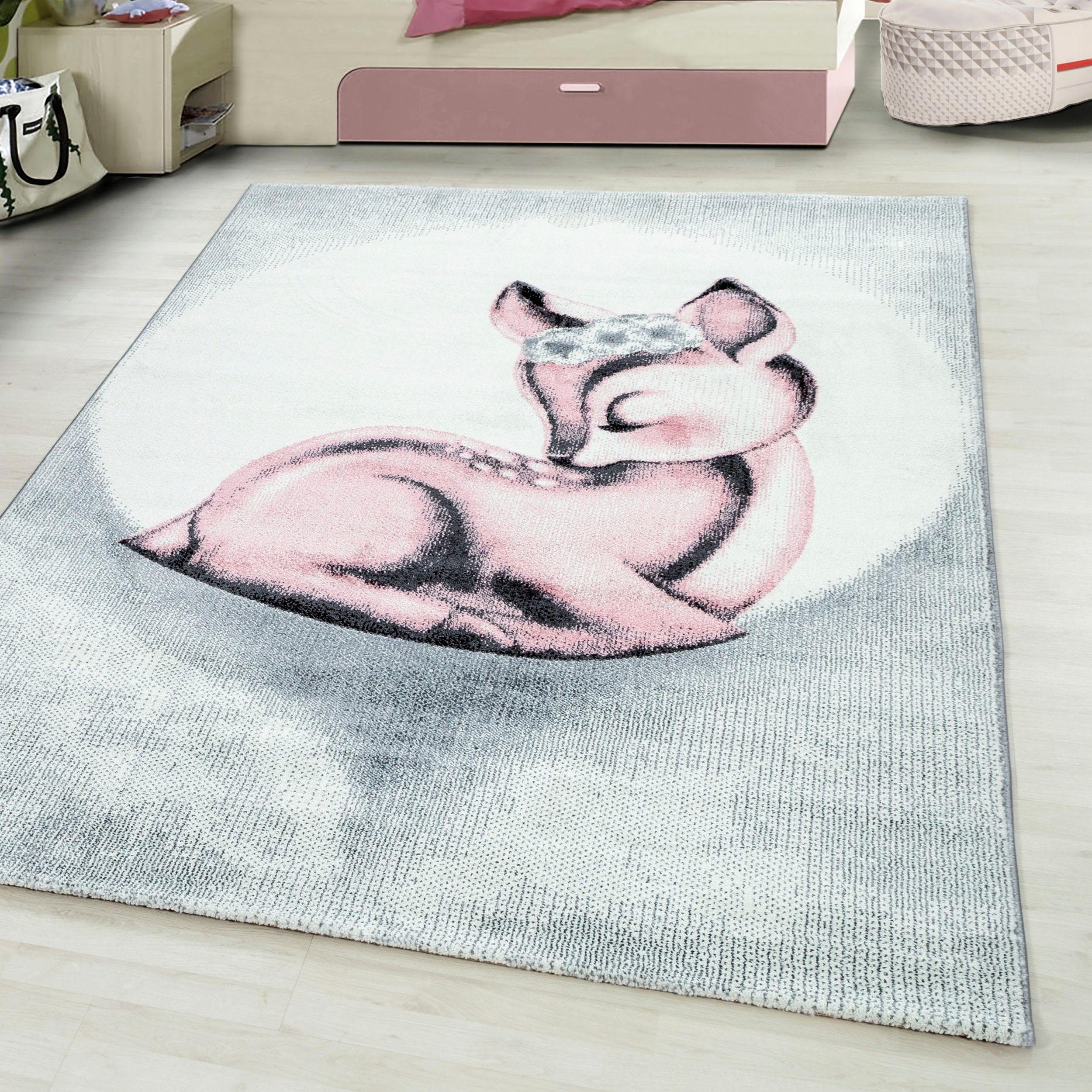 Ayyildiz Teppiche Kinderteppich Bambi 850 Rechteckig Höhe 11 Mm