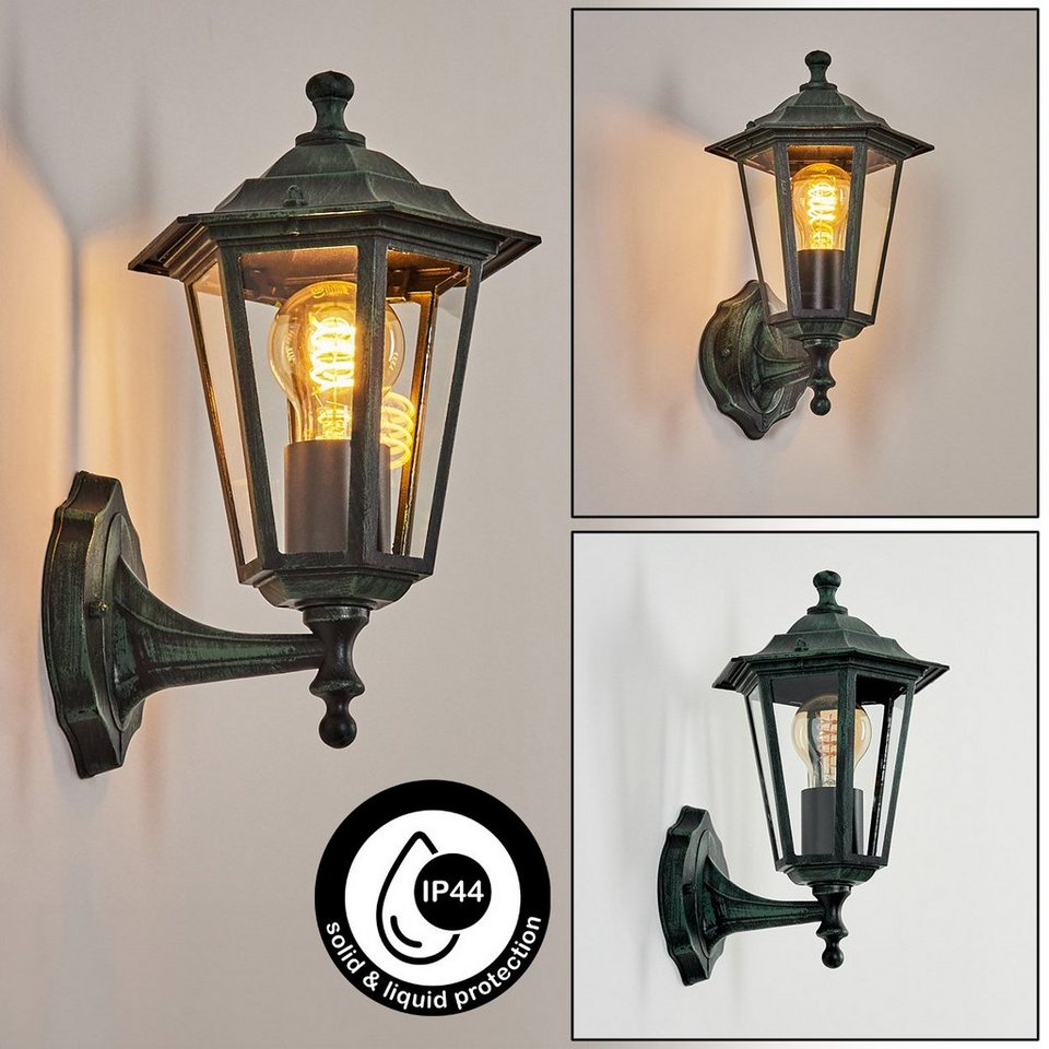 Hofstein Außen Wandleuchte Wandlampe Aufwärts In Antikem Look Aus