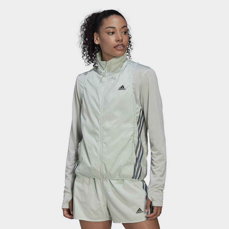 Adidas Performance Funktionsweste Run Icon 3 Streifen Running Wind Weste