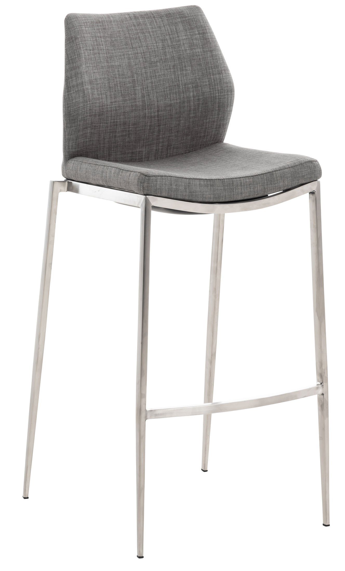 CLP Barhocker Barhocker Matola Stoff edelstahl