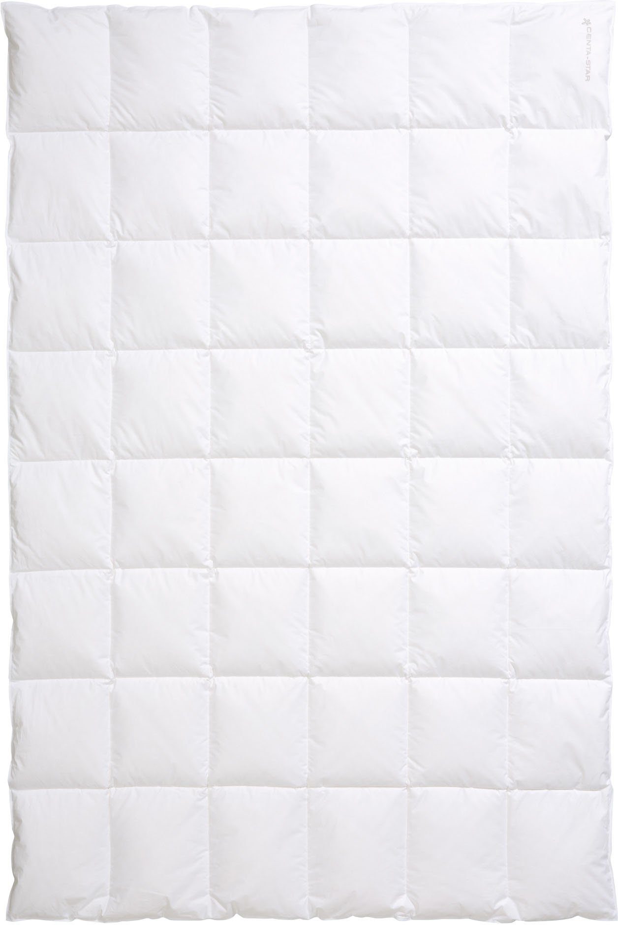 Centa-Star Daunenbettdecke Nordic, Füllung: 90% Daunen, 10% Federn, Bezug: 100% Baumwolle ...