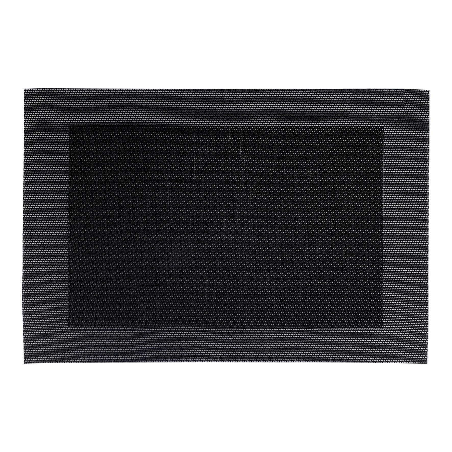 Neuetischkultur Platzset Platzset 1 Stück Polyester Schwarz Stück 1