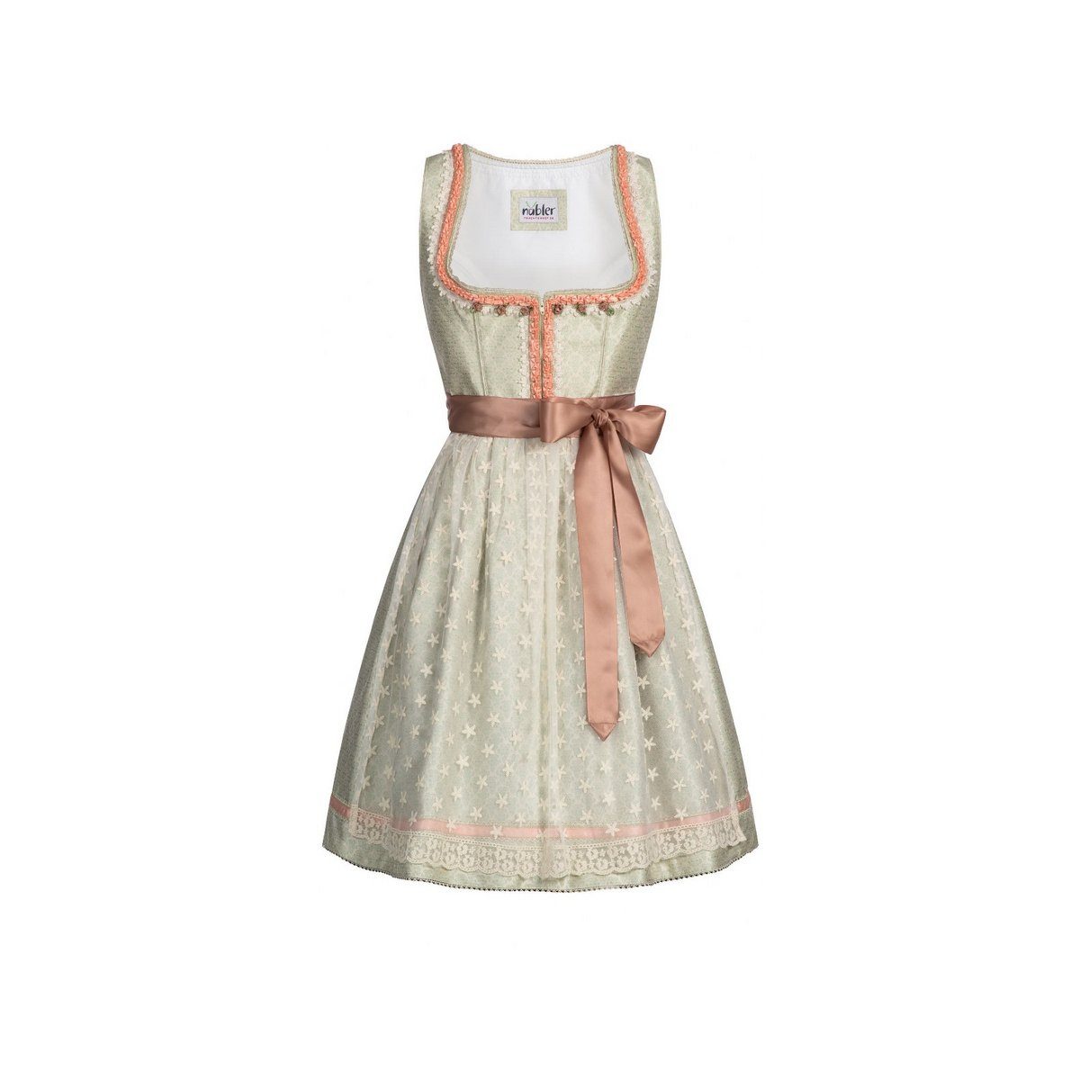 Nübler Dirndl hell-grün regular fit (1-tlg)