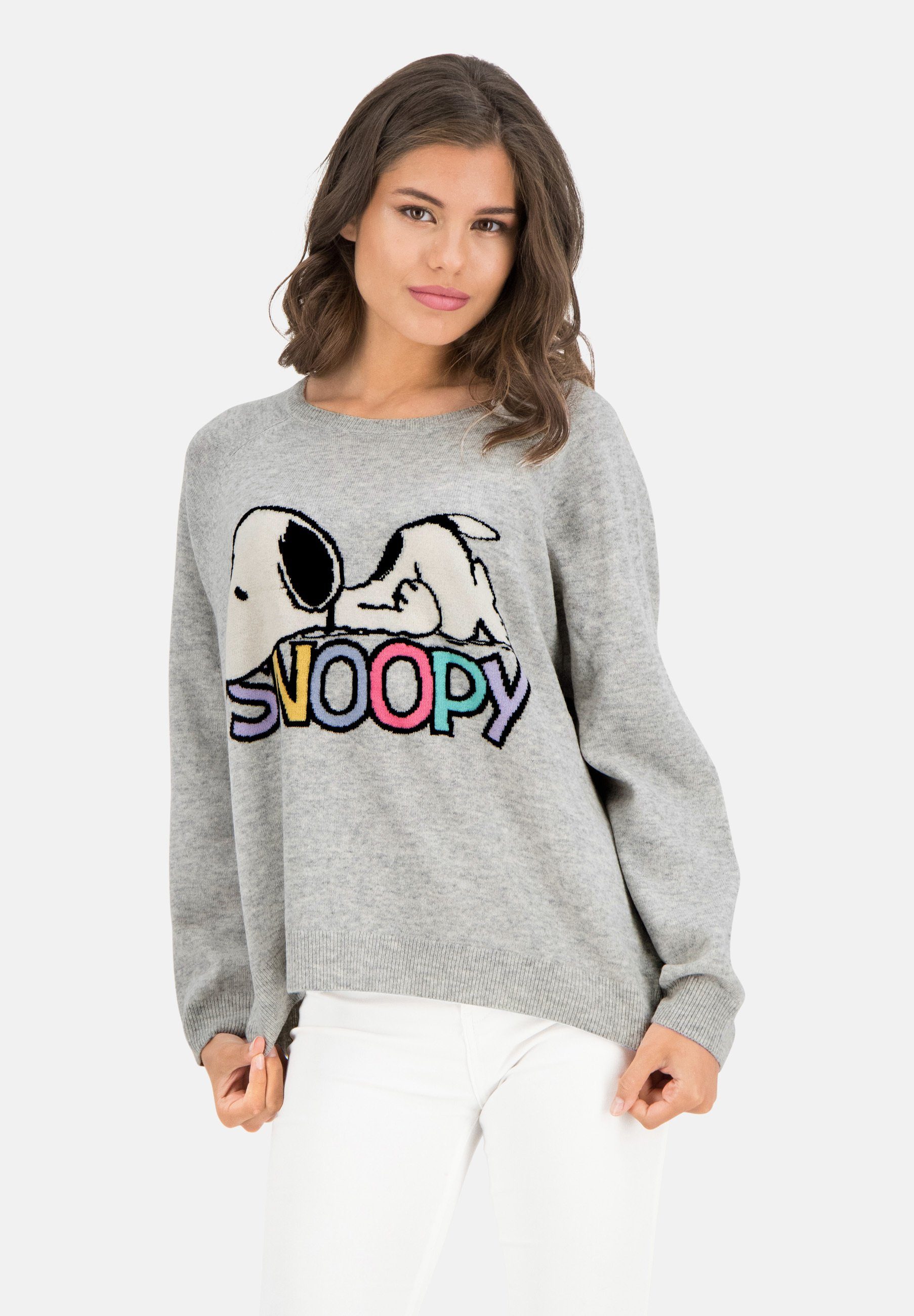 Frogbox Strickpullover Mit Snoopy