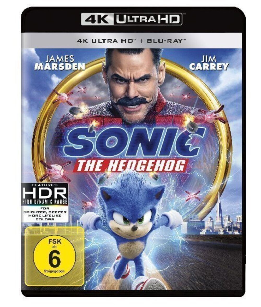 Universal Pictures Blu-ray Sonic the Hedgehog 4K, 2 UHD-Blu-ray
