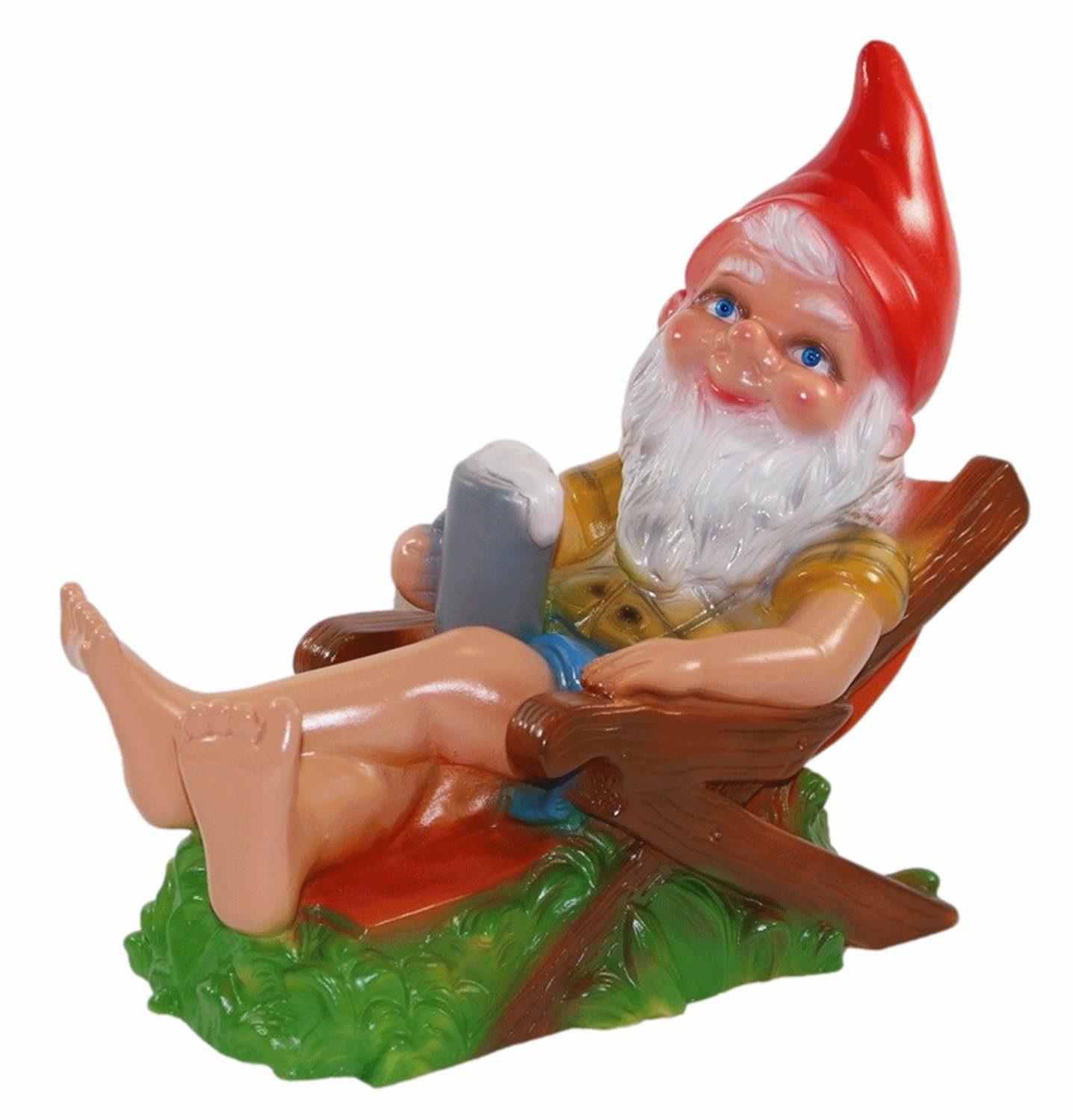 Rakso Oskar Schneider Gmbh Gartenzwerg Deko Figur Lustiger Zwerg H 31