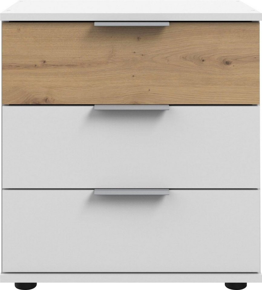 Wimex Nachtschrank Gibraltar Gibraltar 1 St Nachtkonsole 52cm Weiß