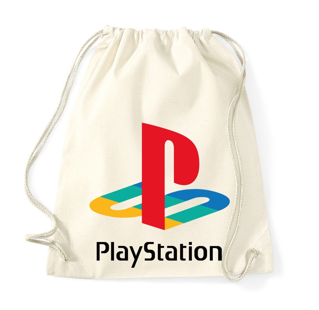 Blondie & Brownie Turnbeutel PlayStation_Beutel Retro Gaming Logo Print ...