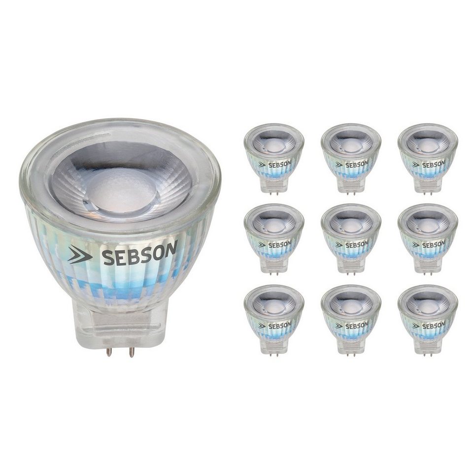 SEBSON LED-Leuchtmittel LED Lampe GU4/ MR11 warmweiß 3W 220lm Spotlight ... SEBSON LED-Leuchtmittel LED Lampe GU4/ MR11 warmweiß 3W 220lm Spotlight ...