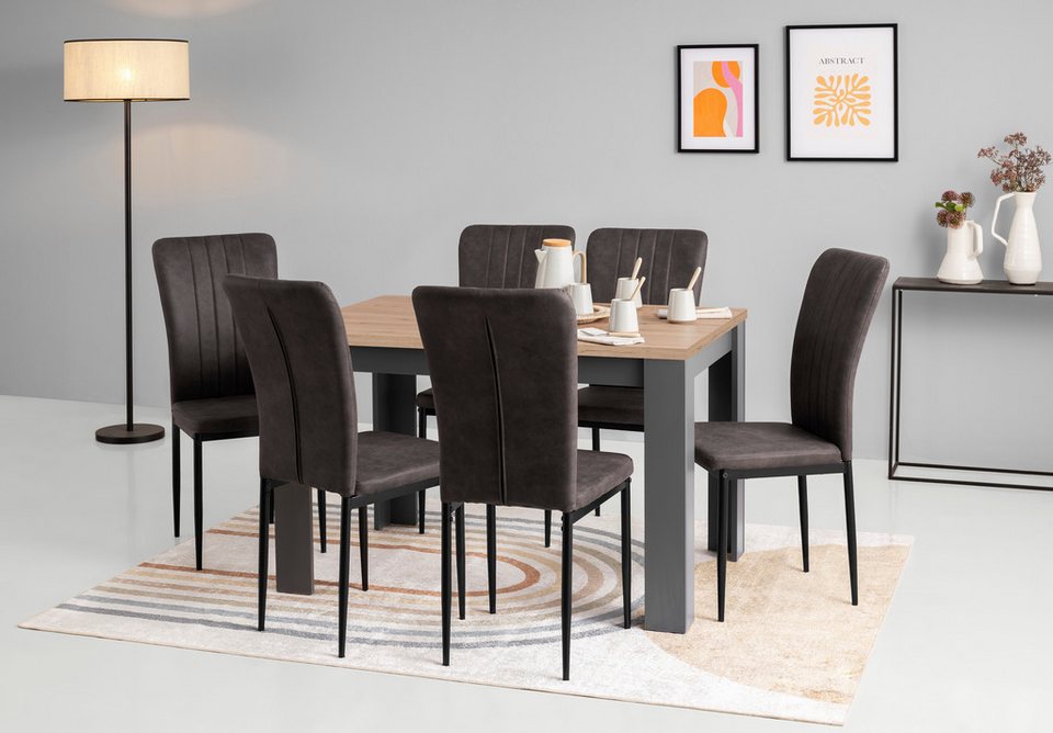 Home Affaire Essgruppe Bergamo Set 7 Tlg 7 Tlg Essgruppe Mit