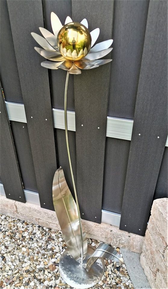 Jürgen Bocker Gartenambiente Gartenstecker Blume Palermo Edelstahl