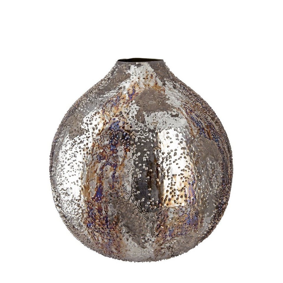 Gilde Dekovase Gilde Vase Pavone Braun H 28cm X D 29cm
