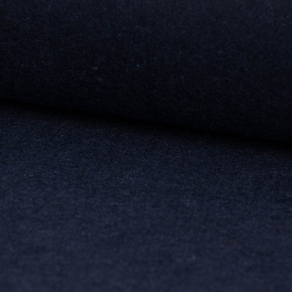 SchÖner Leben Stoff Kreativstoff Filz 15mm Stärke Uni Dunkelblau