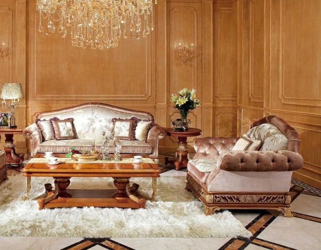 ᐅ JVmoebel Sofa, Klassische Sofagarnitur 3+1 Barock Rokoko Antik Stil ...