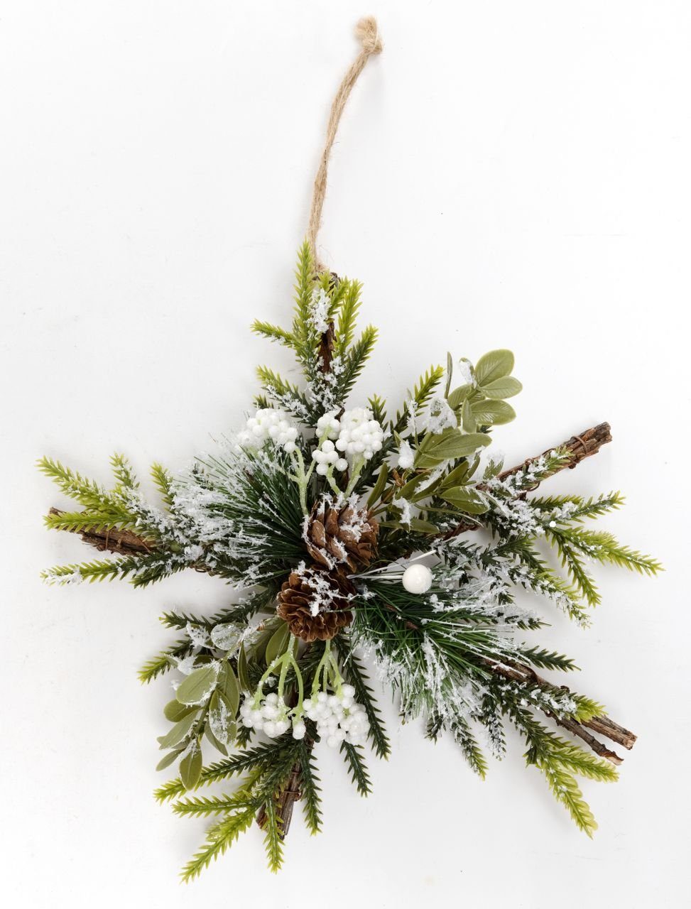 Trend Line Weihnachtsfigur Trendline Deko Natur Hänger Schneeflocke 22