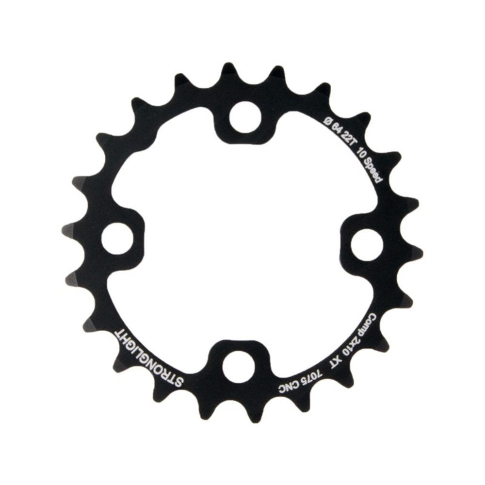 STRONGLIGHT Fahrradketten Kettenblatt MTB Shimano 2x10 für XT FC M785 4-Arm innen 22(36) Zähne