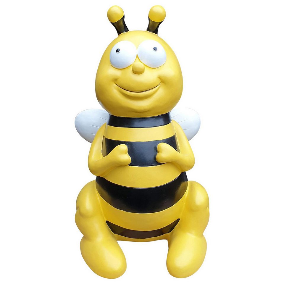 Fachhandel Plus Tierfigur Biene Sitzend Lustige Deko Tierfigur