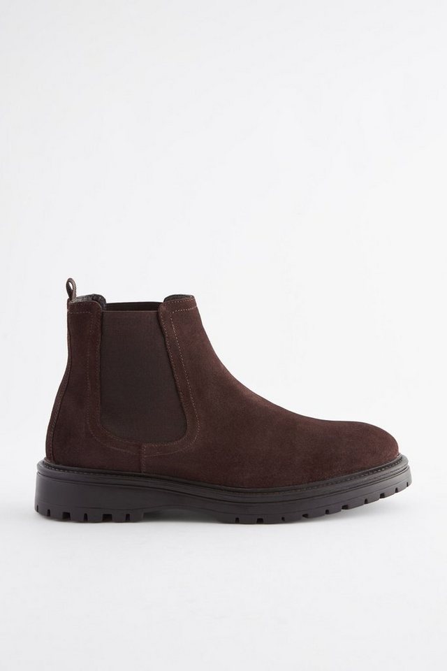 Next Chelsea Stiefel Aus Leder Mit Dicker Sohle Chelseaboots 1 Tlg