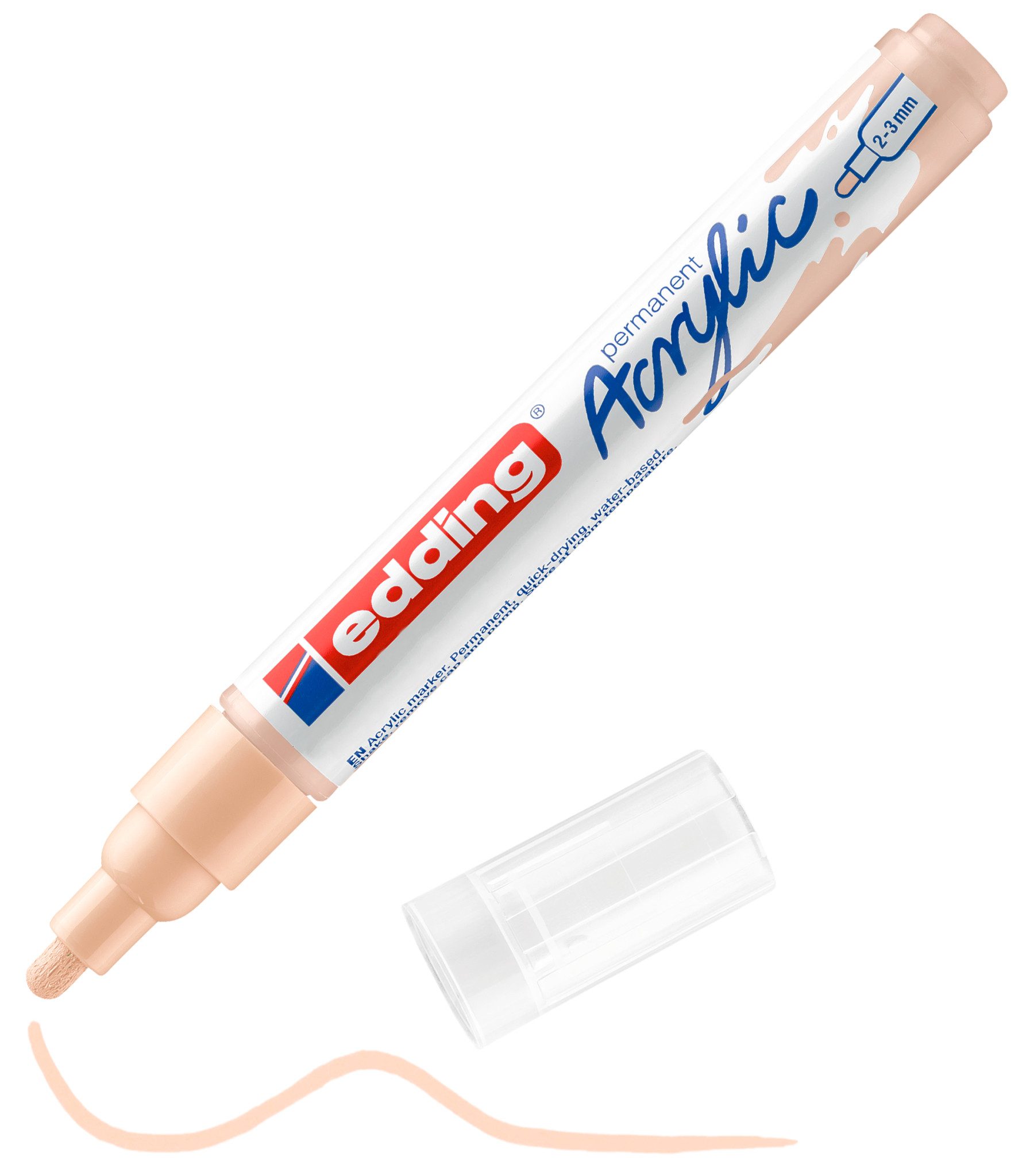 edding Marker, Strichbreite 2-3 mm, Leuchtstift