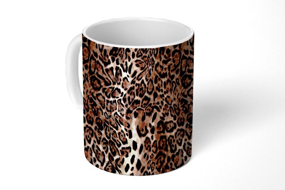 Muchowow Tasse Tiermuster Leopard Design Luxus Keramik