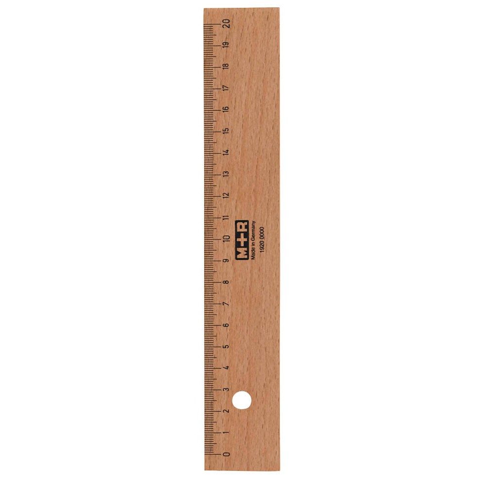 STANDARDGRAPH Lineal M + R Lineal 20,0 cm, natur