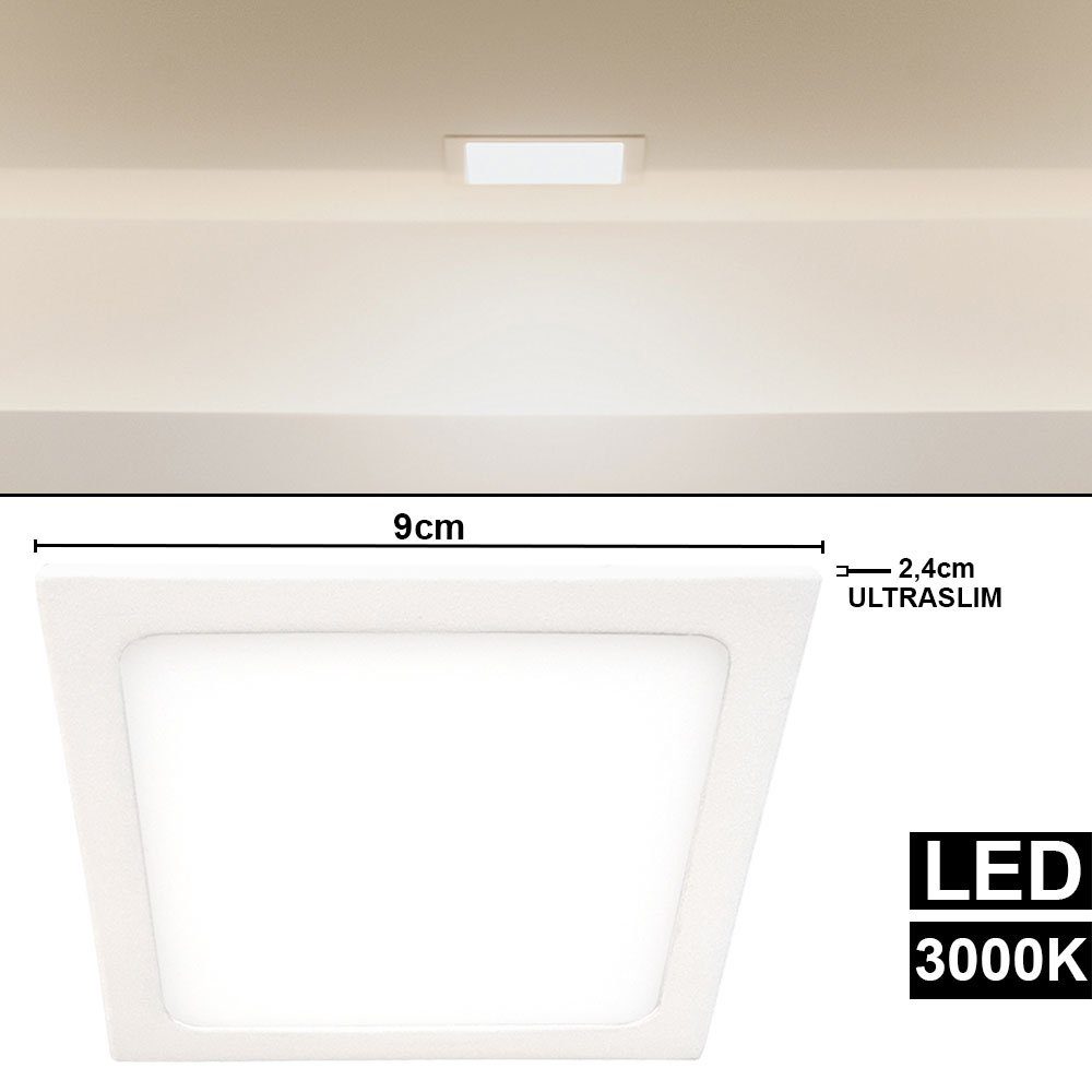 V Tac Led Deckenleuchte Led Leuchtmittel Fest Verbaut Warmweiß Led