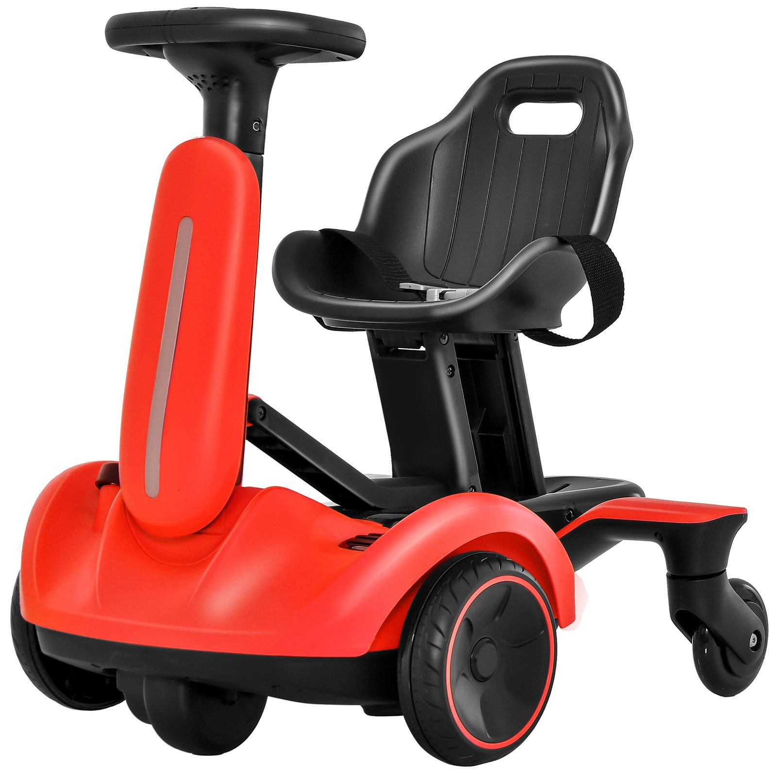 COSTWAY Elektro-Kinderauto Go Kart Drift, mit verstellbarem Sitz ...
