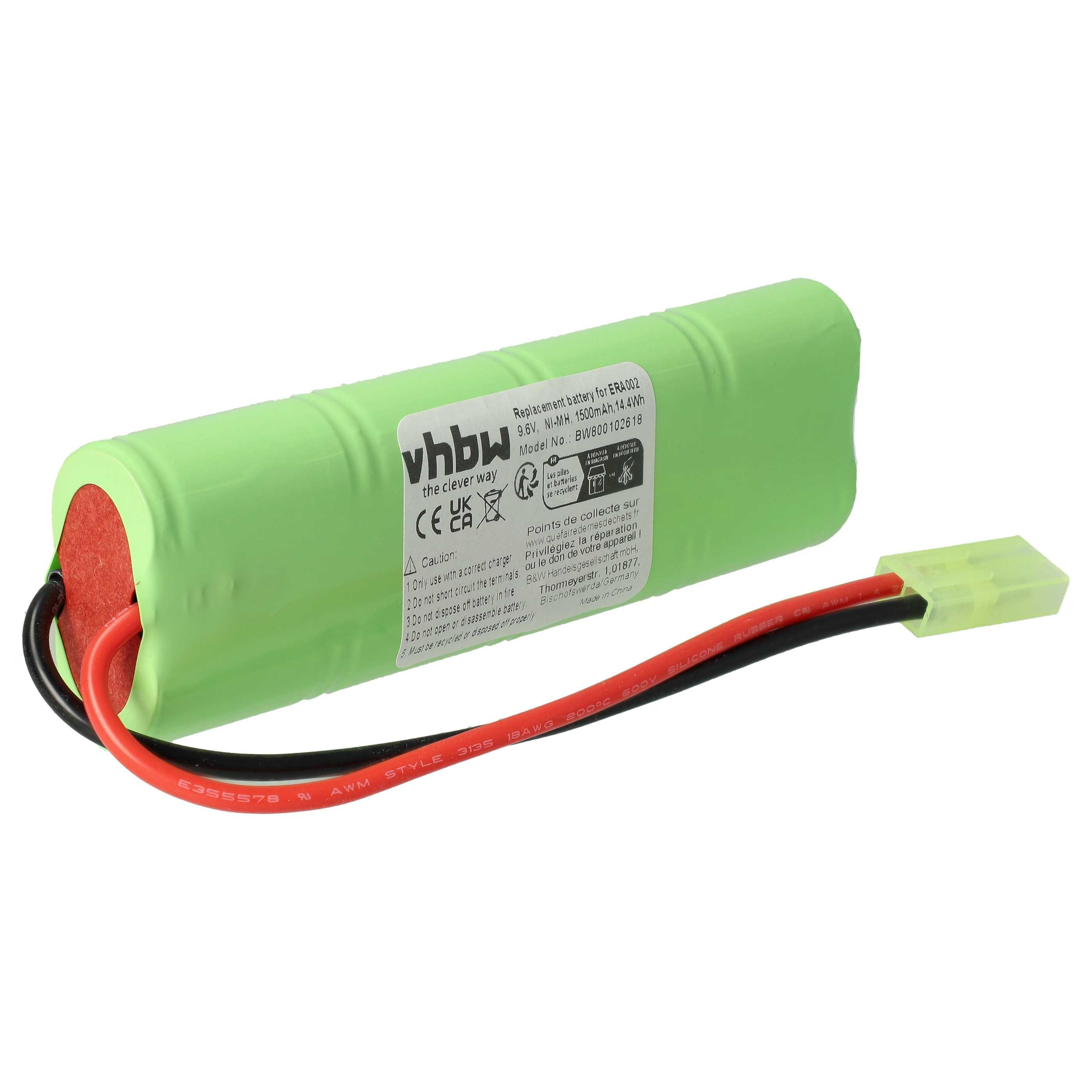 vhbw Akku passend für Airsoft Guns STEYR Softairpistole (1500 mAh, 9,6 V, Akku Akku NiMH 1500 ...