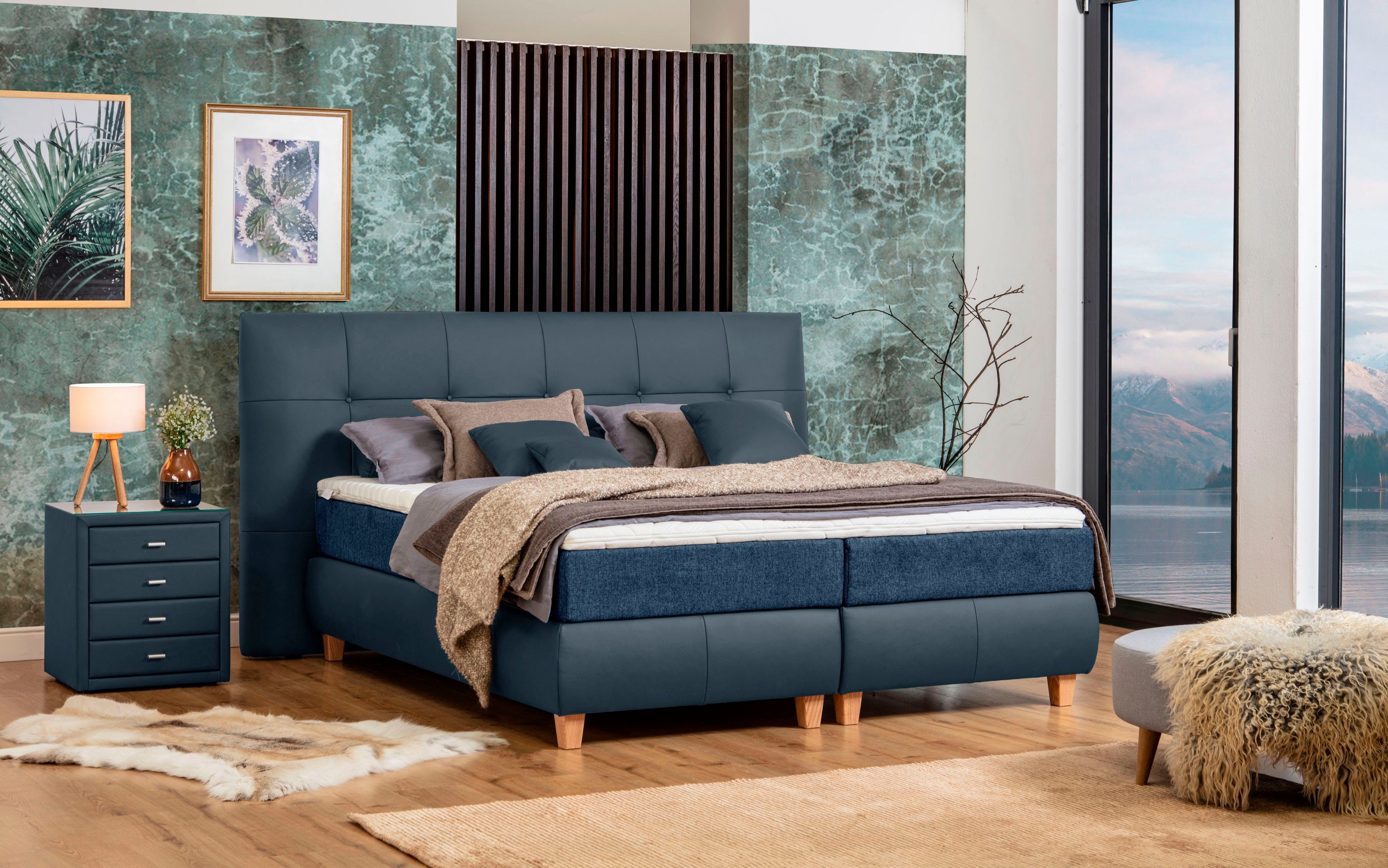 Leder Boxspringbetten 160x200 online kaufen | OTTO