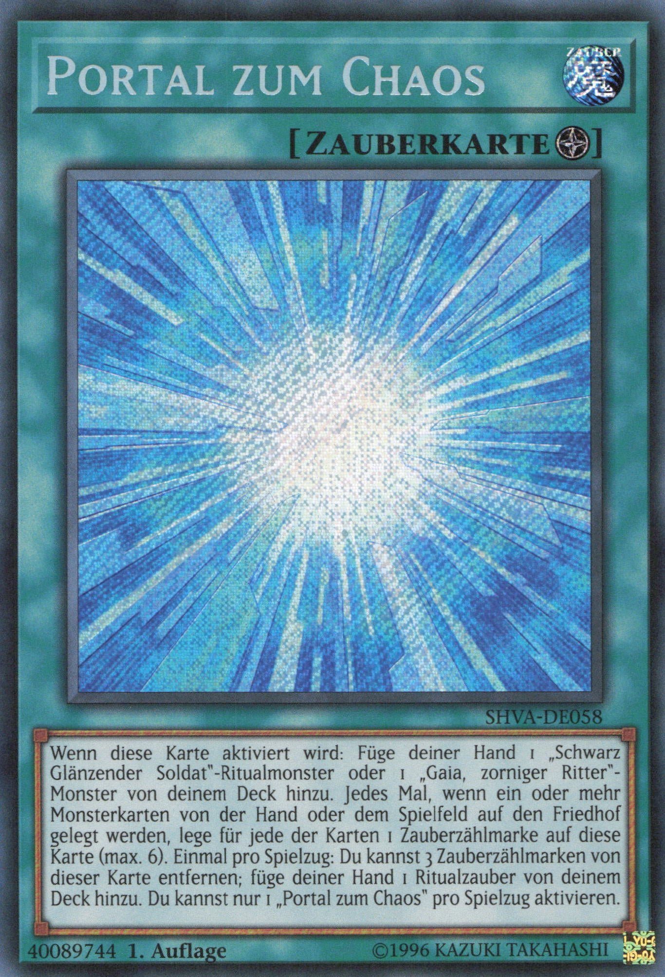 Recollectibles Sammelkarte Yugioh Karte Portal Zum Chaos Deutsch Yu Gi